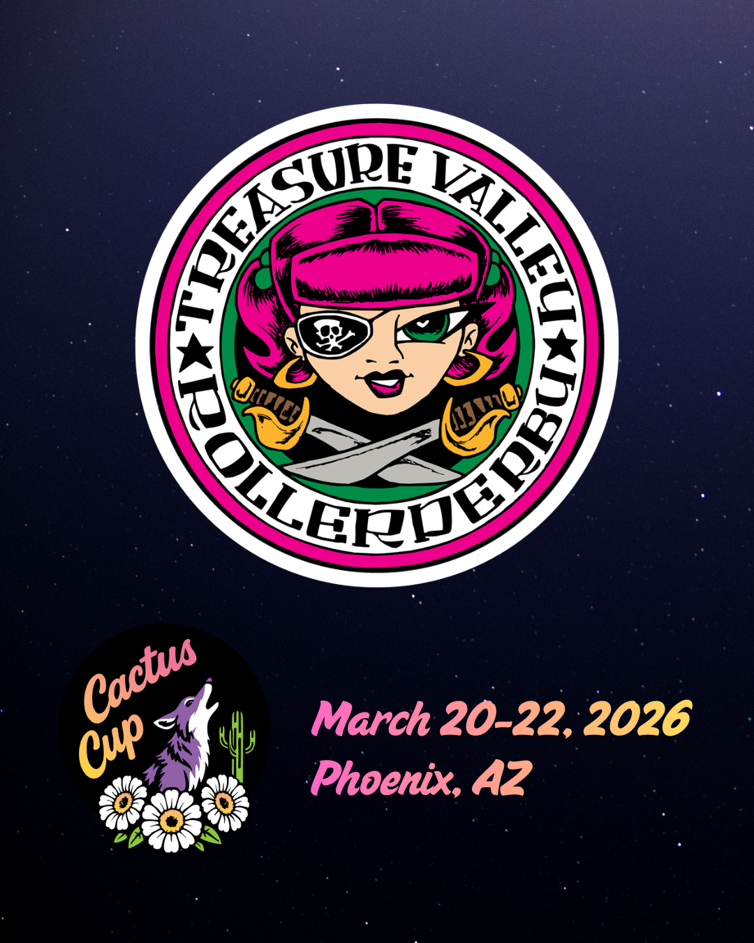 Cactus Cup 2026 the 6th annual WFTDA roller derby tournament is back at ...