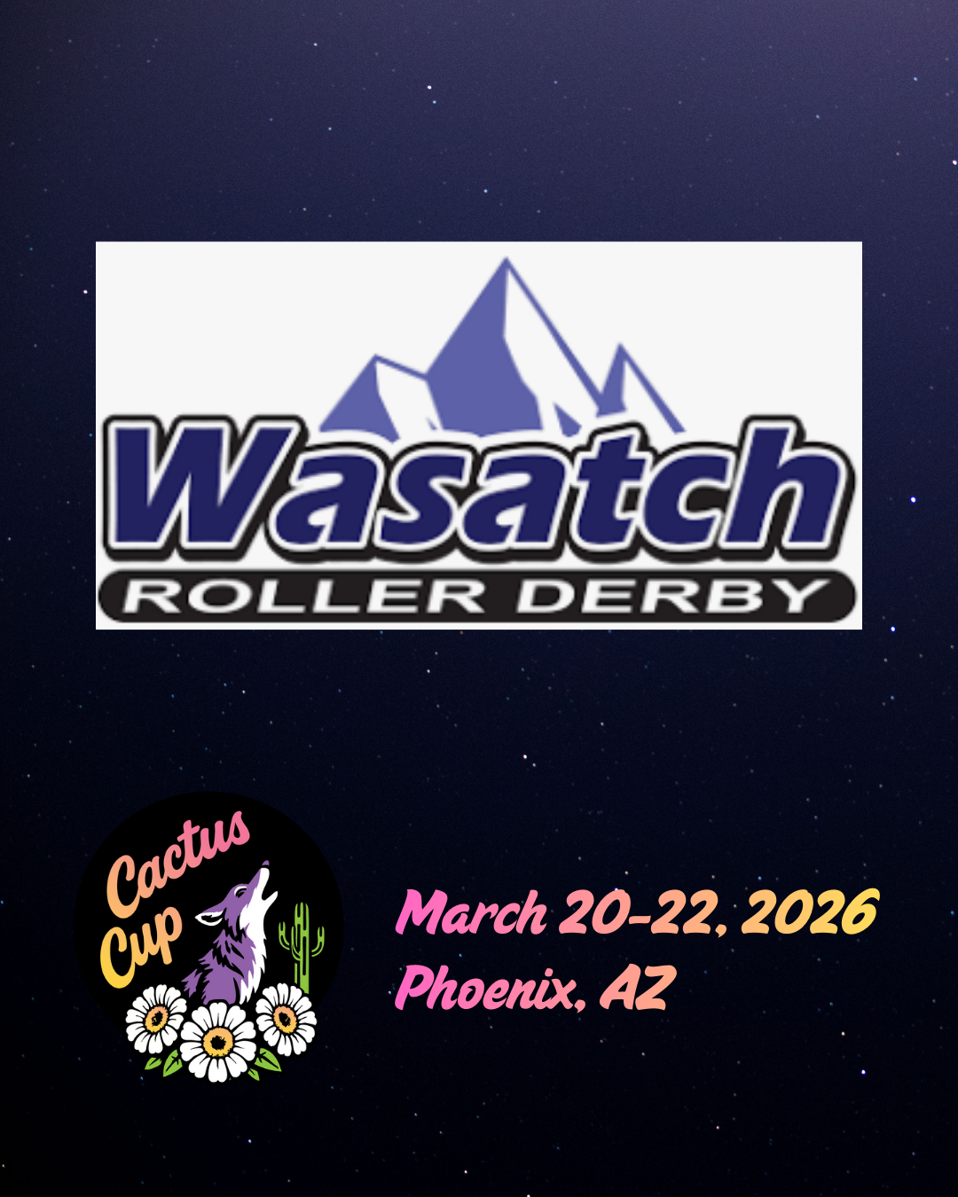 Cactus Cup 2026 the 6th annual WFTDA roller derby tournament is back at ...